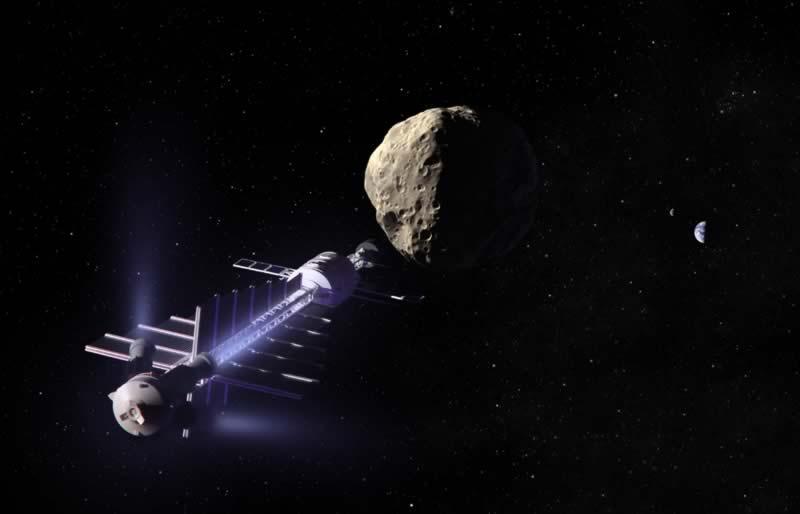 'Gravity tractor' could deflect asteroids | New Scientist