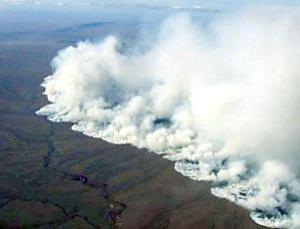 Alaska's biggest tundra fire sparks climate warning | New Scientist
