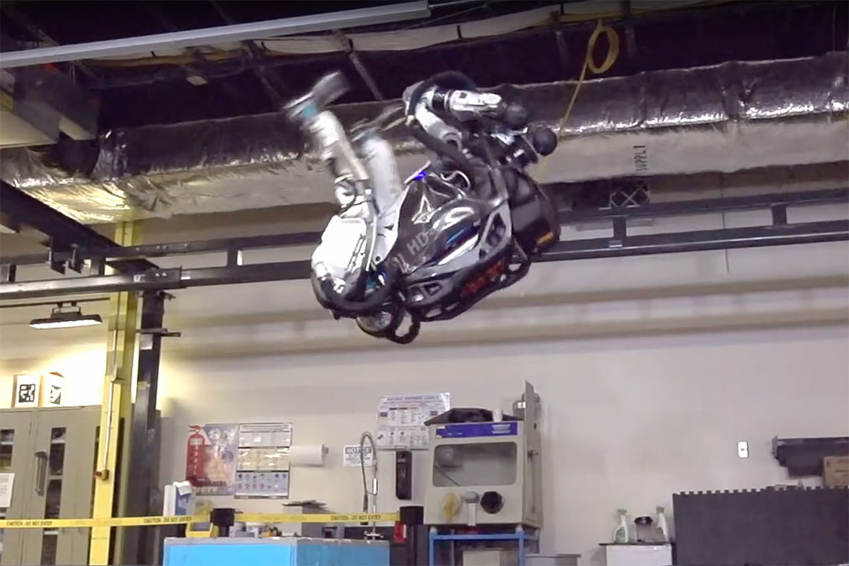 Watch humanoid Boston Dynamics robot do box jumps and back flips | New ...